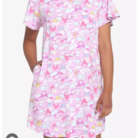 Hot Topic | Dresses | Hello Kitty Friends By Sanrio Hot Topic Pink ...
